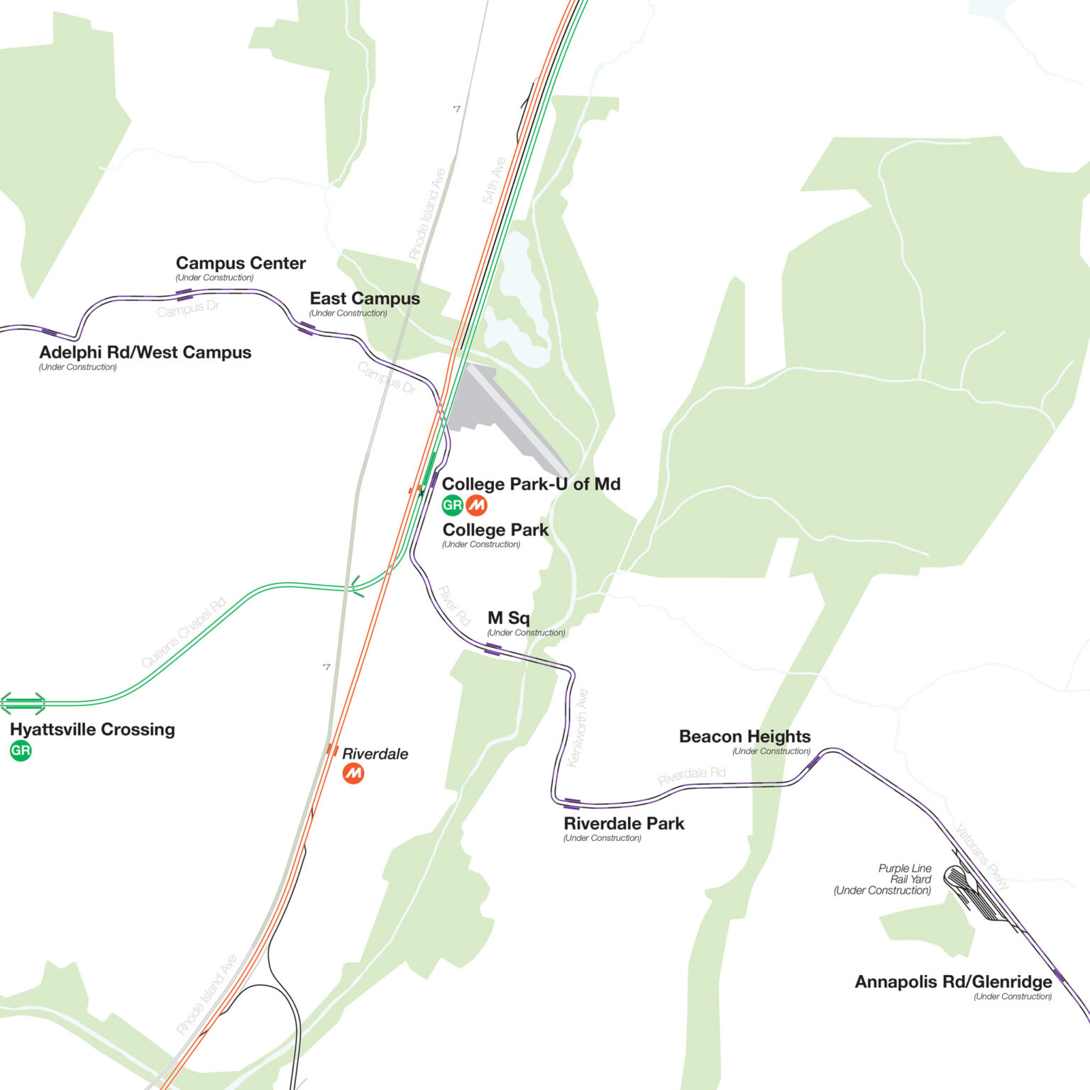 Washington DC: Complete and Geographically Accurate Track Map ...
